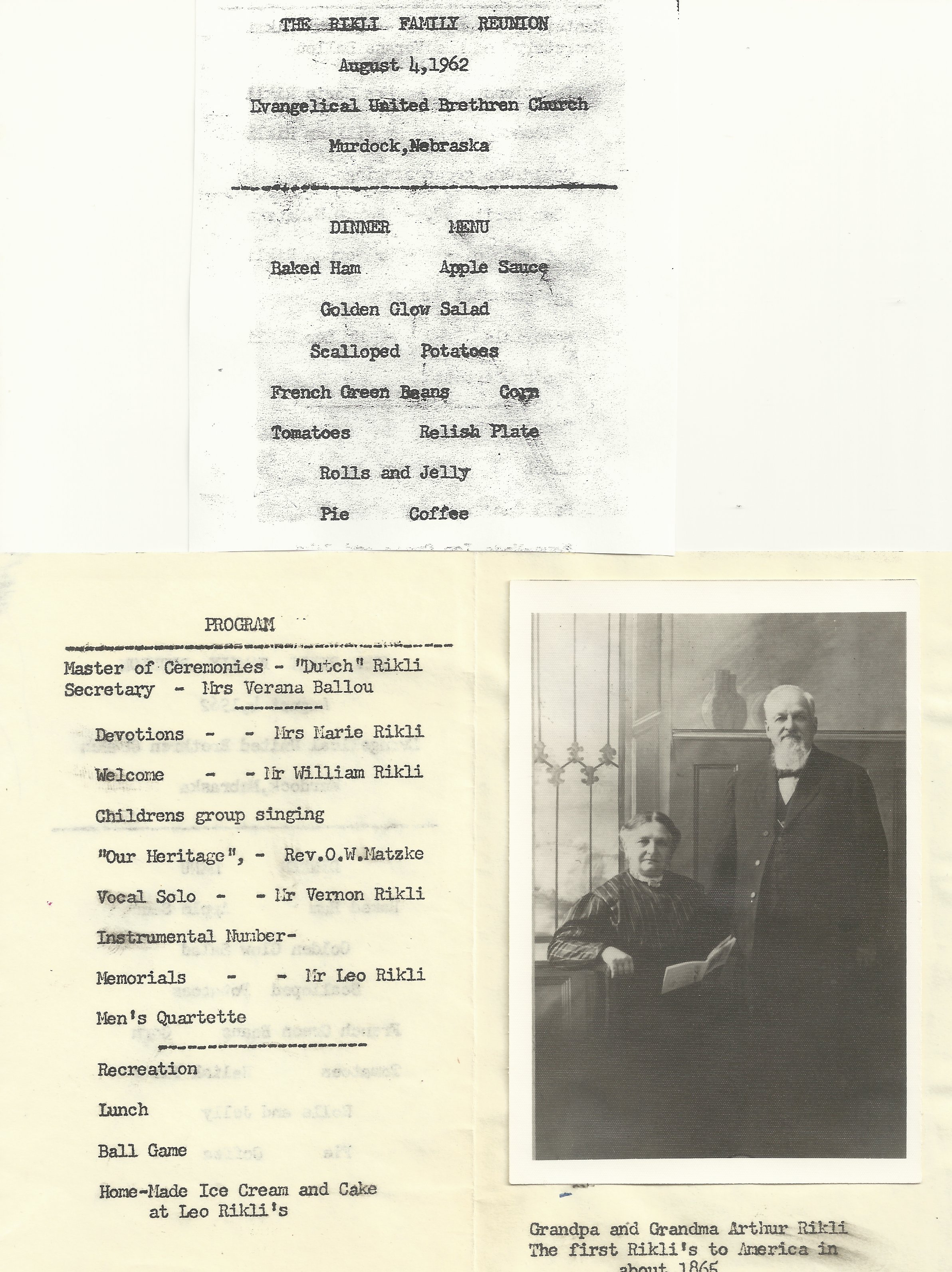 Rikli Family Reunion Photos – Rikli Family Home